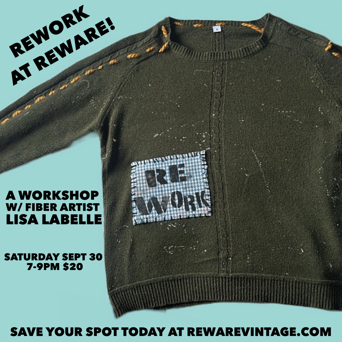 Rework at Reware Workshop – Reware Vintage