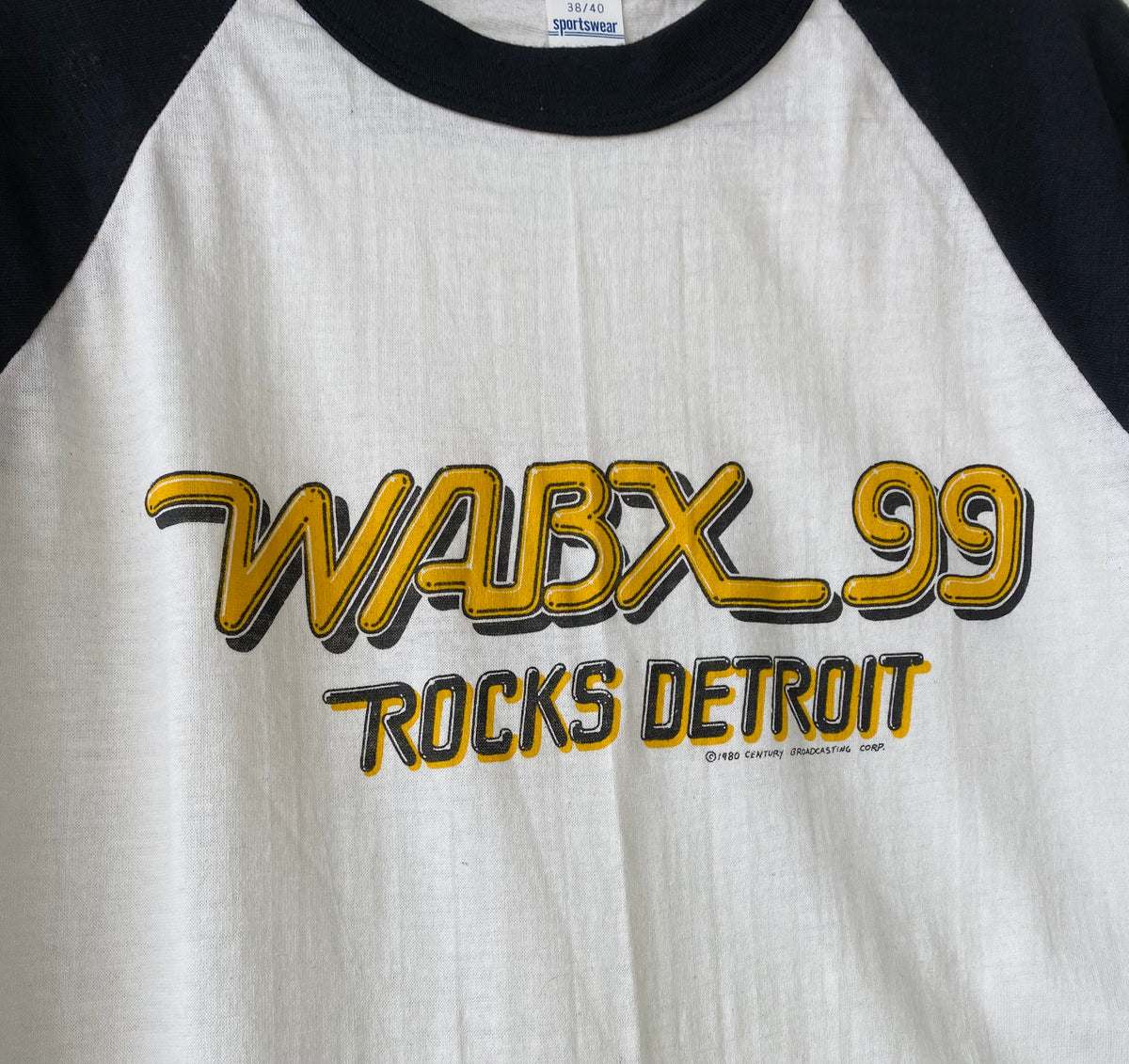 WABX Detroit Raglan – Reware Vintage